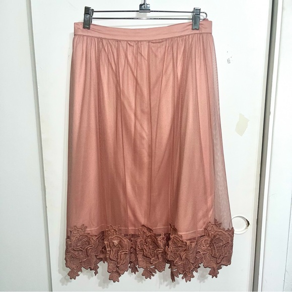 Forever 21 | Skirts | Balletcore Pink Lace Midi Skirt | Poshmark